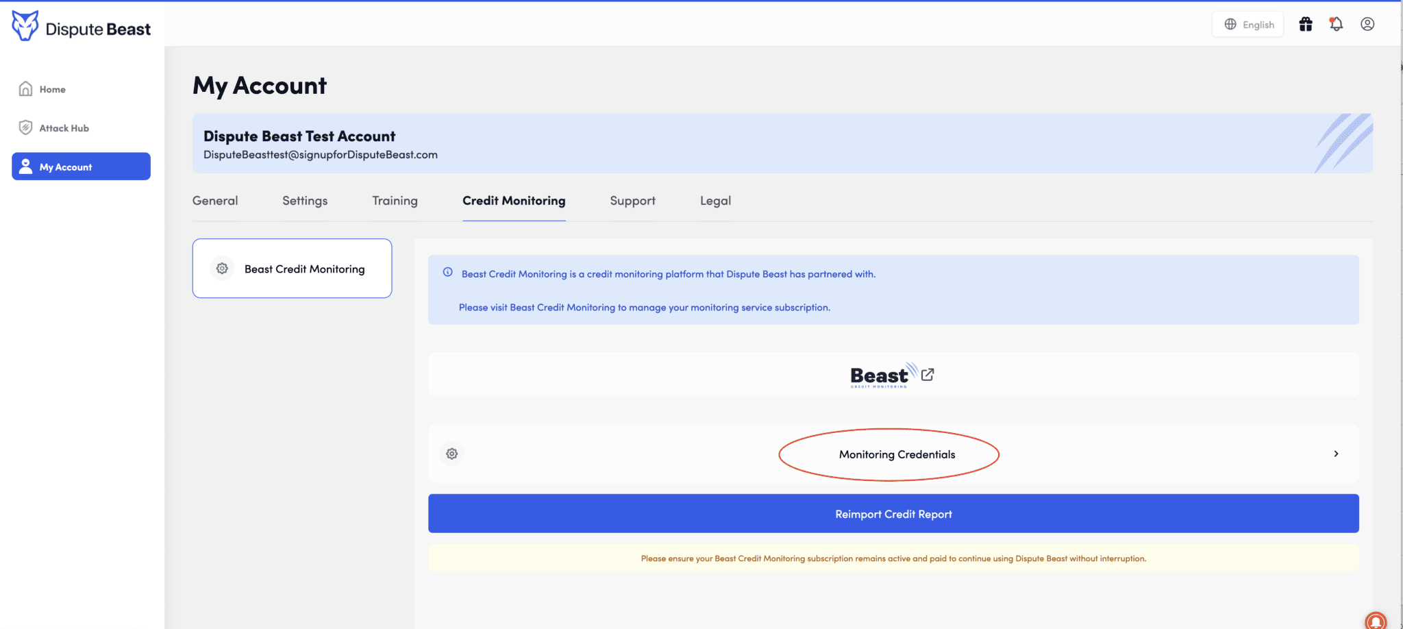 How Do I Update My Beast Credit Monitoring Information In Dispute Beast ...