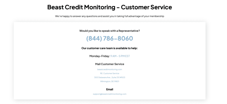 How to Update or Cancel Your Beast Credit Monitoring Subscription ...